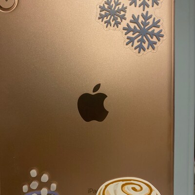 Line Dot Rainbow Sticker, Blue, 2.7x3in, Waterproof Vinyl Sticker for ...