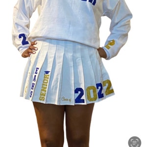 Graduation Skirt Set, Grad Outfit, 2024 Grad Custom Apparel - Etsy