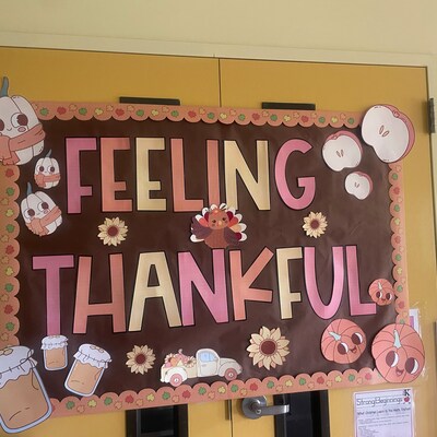 Retro Summer Bulletin Board Kit, Sunshine April and May Door Decor and ...