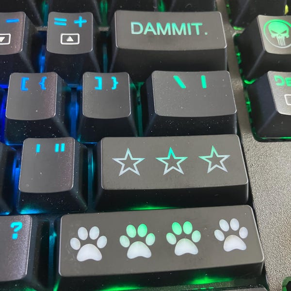 Sonic the Hedgehog Characters Backlit Keycap Pack | Mechanical Keyboard ...