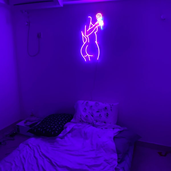 Woman Body Neon Sign, Custom Neon Sign, Woman Body Led Light, Lady Neon ...