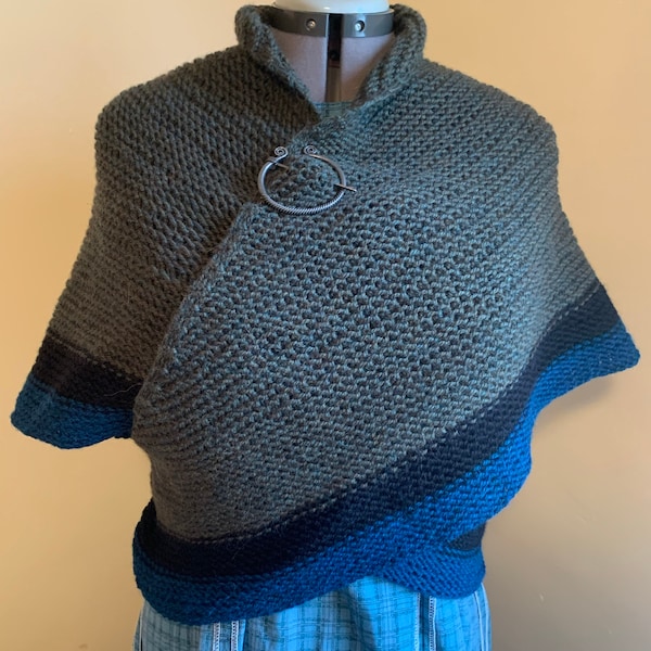 Outlander Shawl PATTERN - Fiery Cross Shawl - Claire Shawl Knitting ...