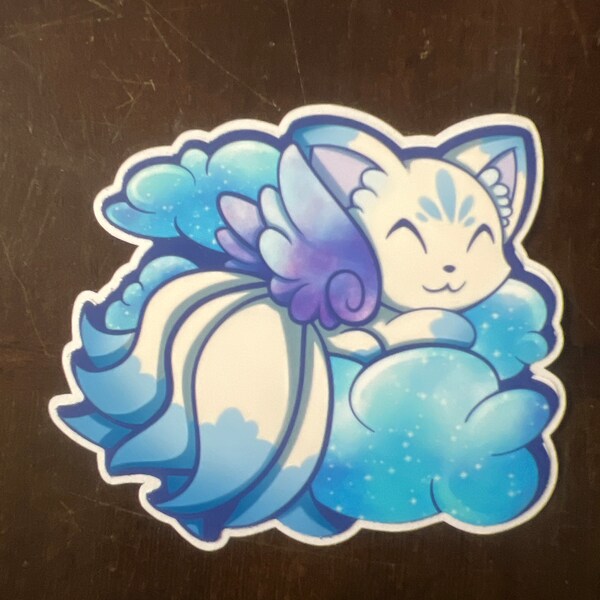 Kawaii Kitsunes Zenith Plushie Cute Kitsune Plushie Dark Moon Fox Plush ...