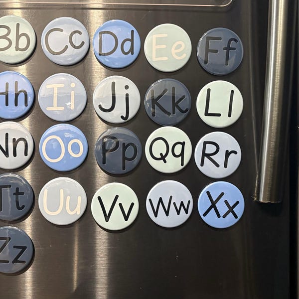 Alphabet Magnets ABC Magnets Learning Magnets Letter Magnets Counting ...