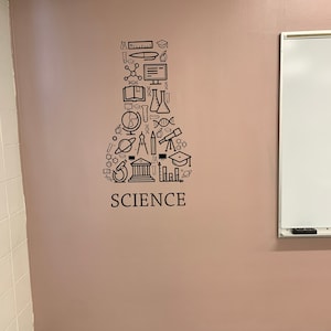 Technology Wall Decal Vinyl Sticker Science Education School | Etsy