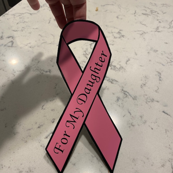 Custom Breast Cancer Support Car Magnet - Etsy