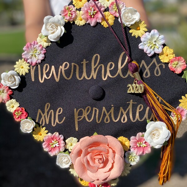 Custom Grad Cap Decal, Custom Grad Cap Lettering, Grad Cap Calligraphy ...
