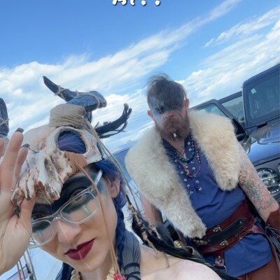 Ram Horn Skull Pagan Viking Ritual Skull Witchcraft Skull Deer Antler ...