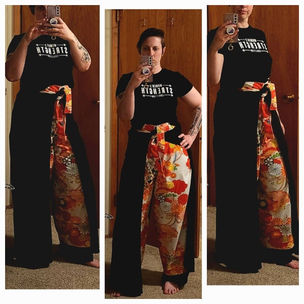 Palazzo Wrap Pants Sewing Pattern, Unbelievable Comfy and Easy Linen ...