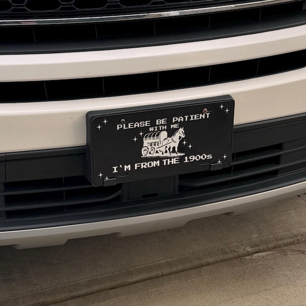 Funny Front License Plate, From the 1900s, 80s 90s Kids, Millennial ...