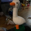 PATTERN ONLY Crochet Desk Goose PDF Pattern, Bonus: Rain Hat and Poncho ...