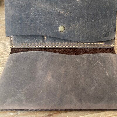 Personalized Womens Wallet Distressed Leather Wallet for - Etsy