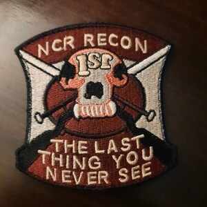 Fallout New Vegas Inspired NCR Recon Sniper Cosplay Gamer Patch Hook ...