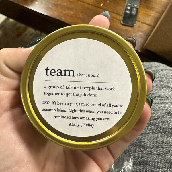 Work Team Gift for Coworker Candle Thank You Gift for Office Staff ...