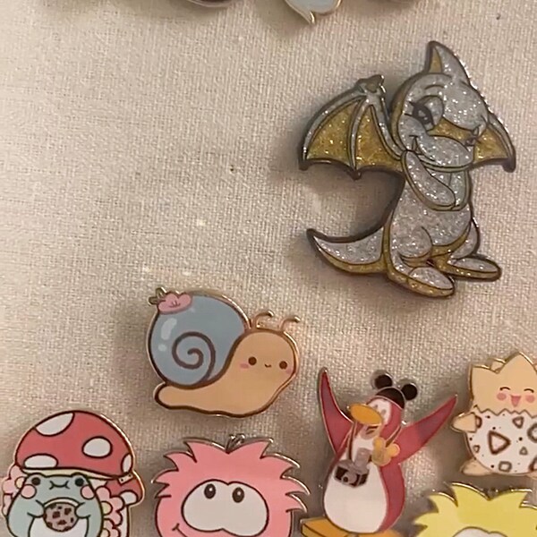 Kawaii Snail Enamel Pin | Cottagecore Aesthetic Snail | Cute Hard ...