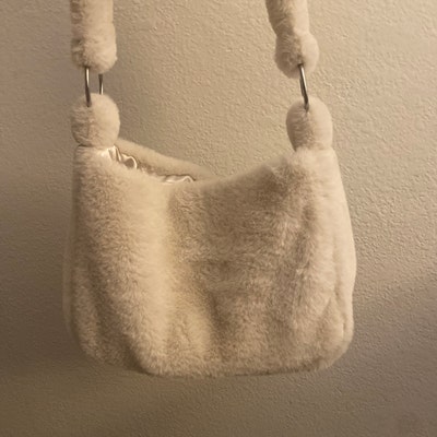 Fluffy Ivory Mini Bag Classic 90'S Mini Bag - Etsy