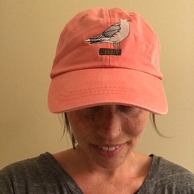 SEAGULL BIRD HAT One Embroidered Men Women Wildlife Baseball Cap Price ...