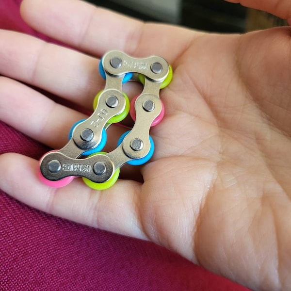 Rollie Pollie 6 Link Round Chain Fidget Toy - Etsy
