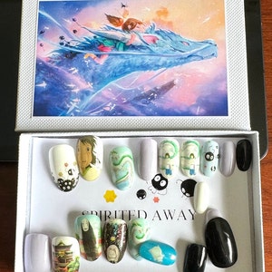 Full Set of Acrylic Nails.. inspired LABYRINTH David Bowie. Any Shape ...
