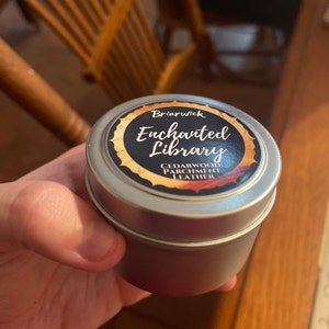 Enchanted Library Candle Fantasy Inspired Soy Vegan Candle - Etsy