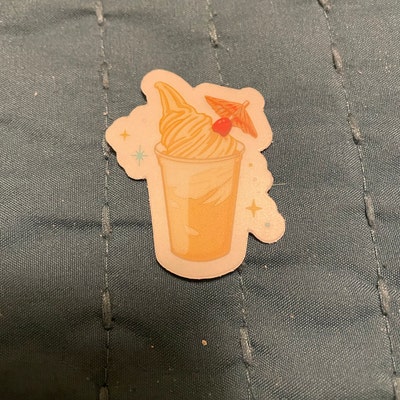 Dole Whip Transparent Sticker/ Pixie Dust Food Disney Snacks Mickey ...