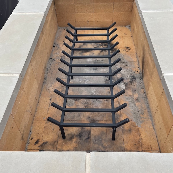 Custom Steel Fireplace Grates - Etsy
