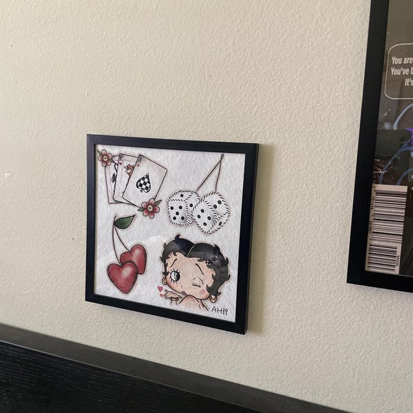 Betty Boop Flash Print - Etsy