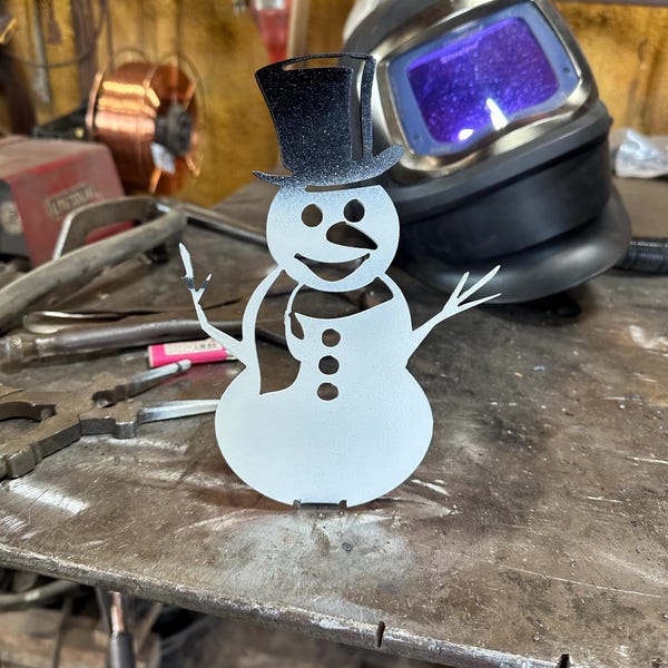 Snowman Dxf/svg - Brightnite Metalworx Digital Download - Laser CNC ...