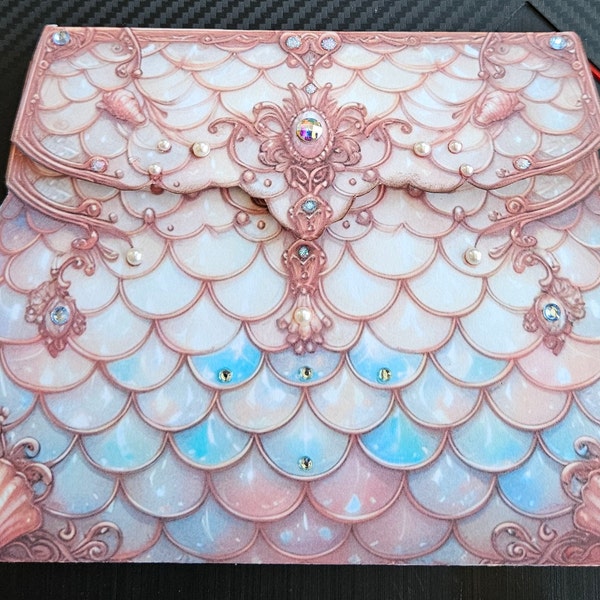 Mermaid's Purse Printable Junk Journal Folio, 10 Interactive Papercraft ...