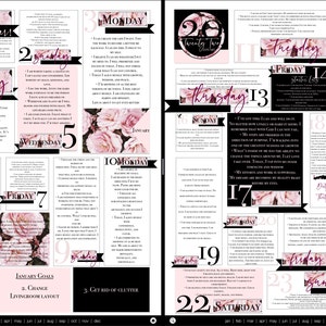 The Editorial Template Collection by Luxbook Digital Planner - Etsy