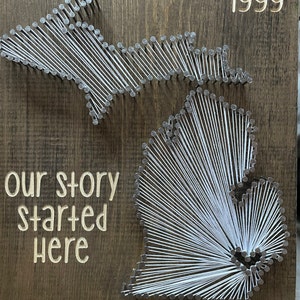 Connecticut String Art Connecticut Wood Sign Connecticut - Etsy