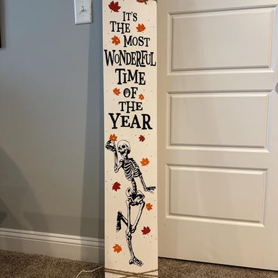 LED Lighted Welcome Witches Halloween Porch Sign for Front Porch, Witch ...