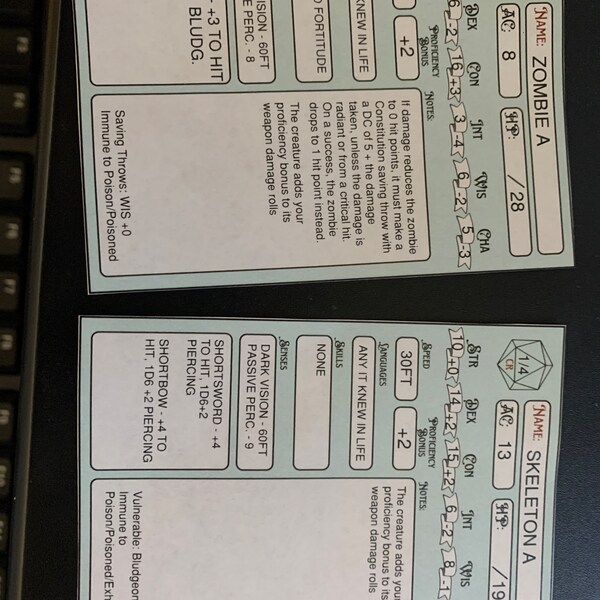 Quick NPC Roll Charts/creations Tools for Dms - Dnd Dungeons & Dragons ...