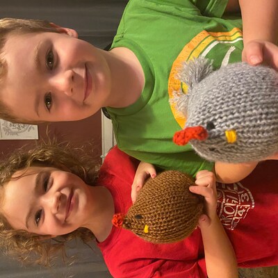 Barnyard Chicken Pattern PDF Sentro or Addi Circular Knitting Machine ...