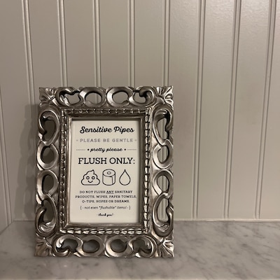 Please Keep It Clean Bathroom Sign PRINTABLE Sink and Toilet Cute ...