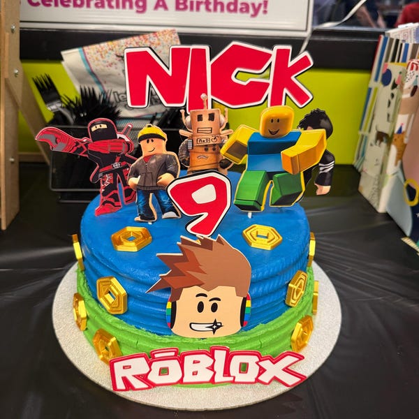 3D Printed Roblox Robux Coins: Video Game Party Favors - Etsy