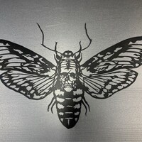 Death's Head Moth Paper Cutting Template, Personal Use, Vinyl Template ...