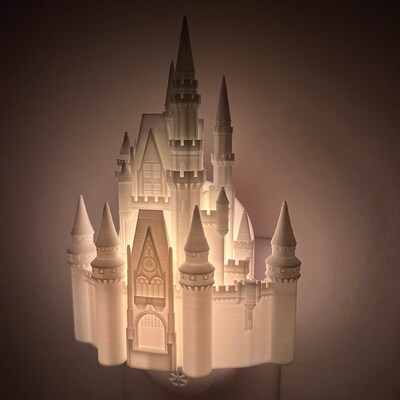 Cinderella Castle Wall Night Light Plug-in LED Disney - Etsy