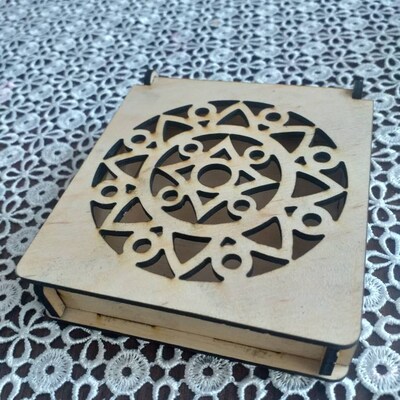 12 Different Pattern Decorative Gift Box Laser Cut Svg Files, Jewelry ...