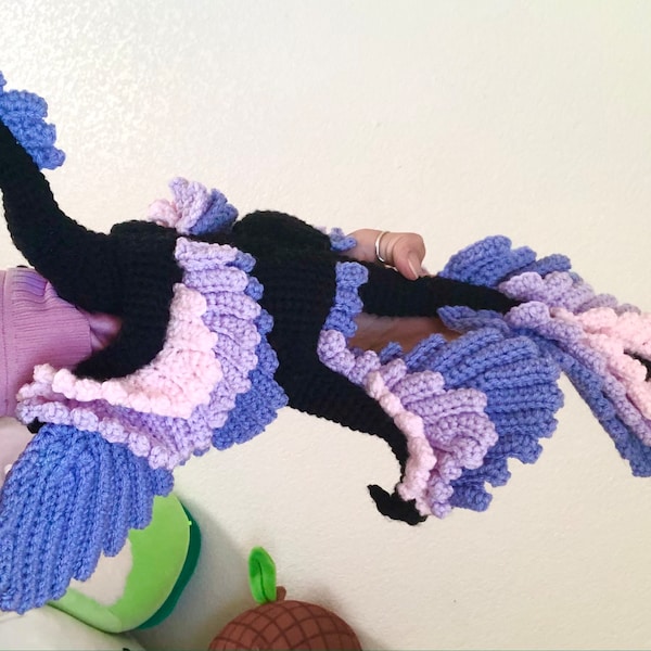 Microraptor Dinosaur Crochet Pattern by Crafty Intentions DIGITAL PDF ...