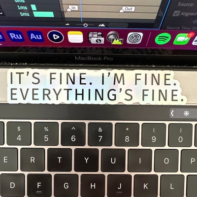 Lowkey Thriving Stickers, Happy Sticker Grind Entrepreneur Laptop ...