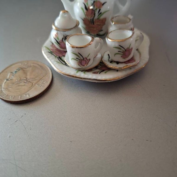 Miniature Decorative Porcelain Doll House Tea Set -pls Select Your ...