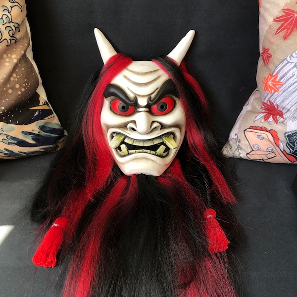 Traditional Japanese Kappa Mask. Handmade Art Collection. Custom Colors ...