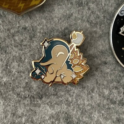 Campfire Shrew Pin - Etsy