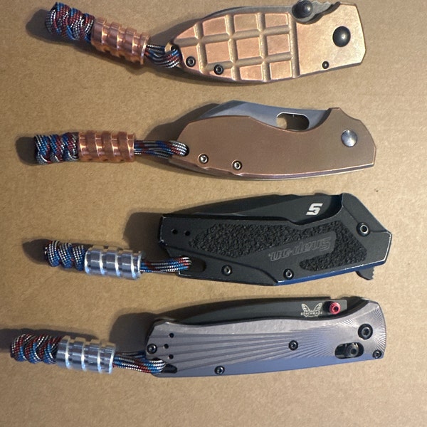 Bullet Copper EDC Bead / Every Day Carry / Paracord Bead / CNC / Metal ...