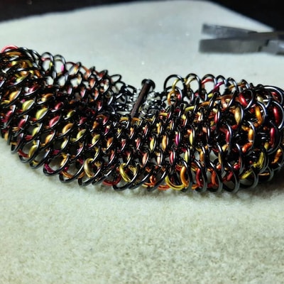 Tutorial: Helix Earrings beginner Chainmaille Project PDF - Etsy