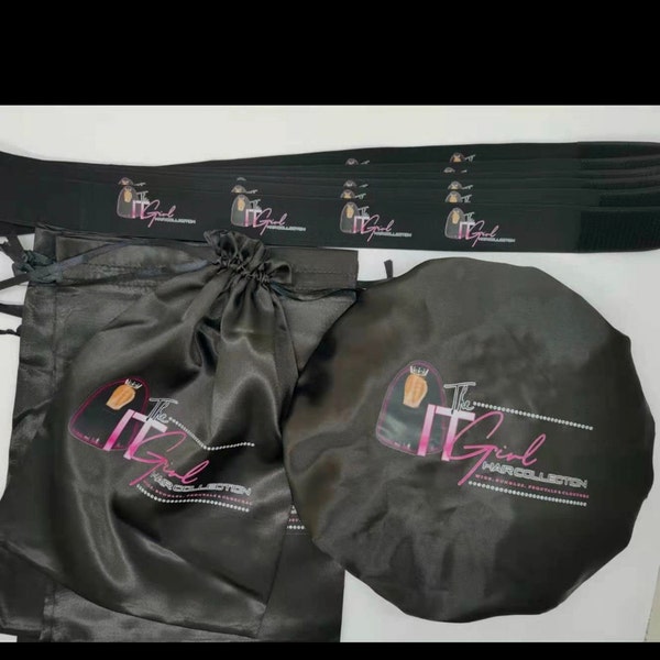 Custom Hair Bags, Hair Bonnet, Wig Edge Wrap, Wig Labels, Wig Tags ...