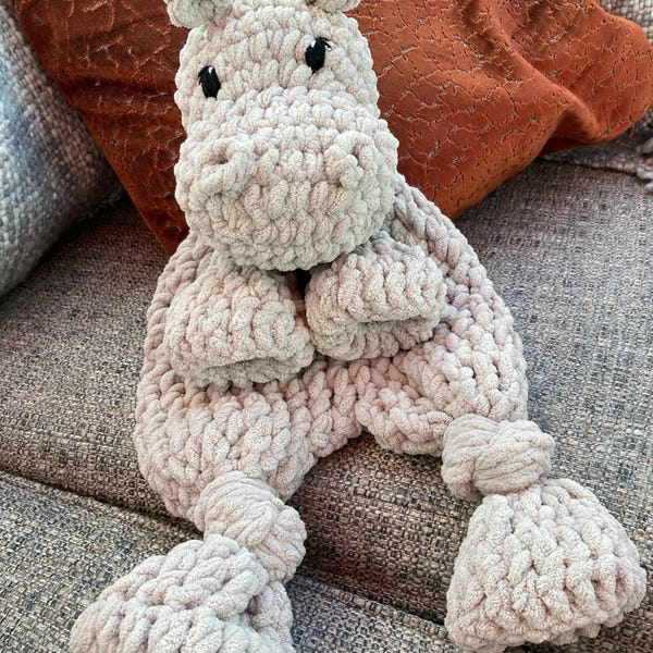 Chuflippo the Chunky Floppy Hippo - Amigurumi Crochet Pattern - Etsy
