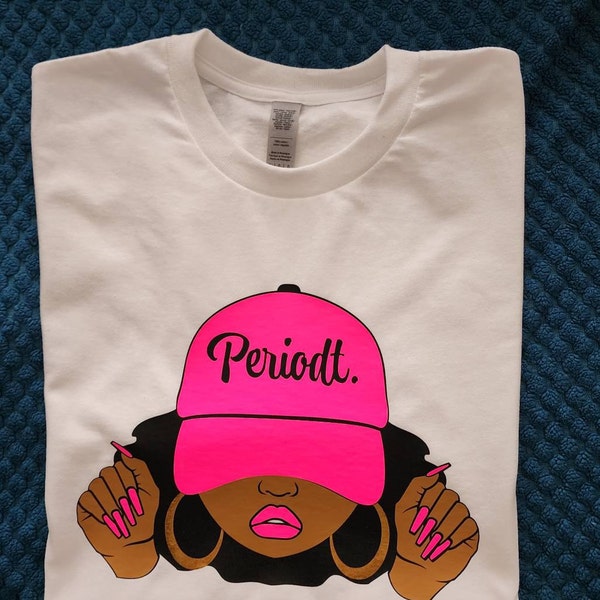 Periodt Woman Cap 2 Melanin Black Woman Svg Afro Woman Svg Black
