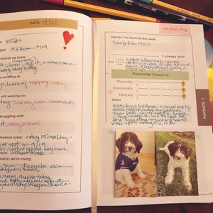 Puppy Journal : A Guided Journal to Document the First Year With Your ...